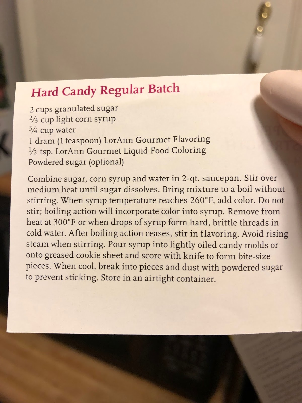 Annster's Domain: Candy Making 101