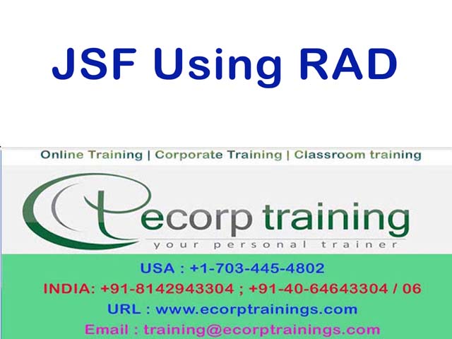 JSF Using RAD v 7.0 JavaServer Faces in Rational Application Developer ...