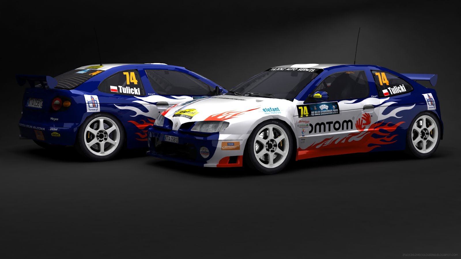 Robert Tulicki - Renault Megane Maxi kitcar livery. ~ IFLC