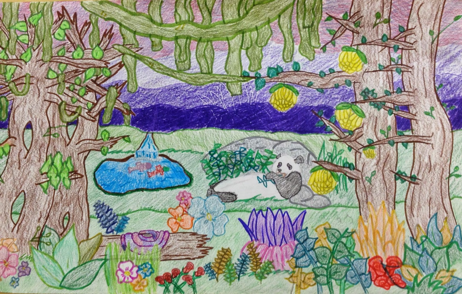 art inklings: Drawing Landscapes with Depth