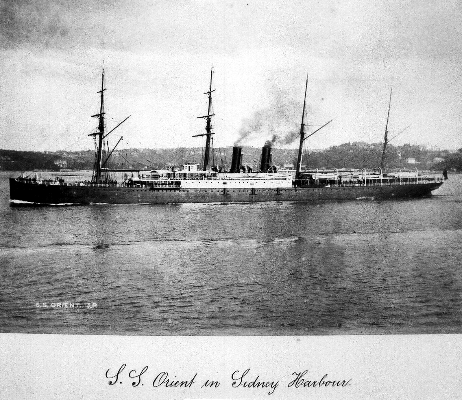 Art Treasures of Kinloch Castle: S.S. AUSTRAL SINKING SYDNEY HARBOUR ...