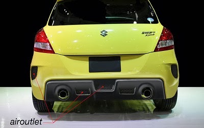The story of Koh -Swift-: R's Racing ZC32S rear bumper