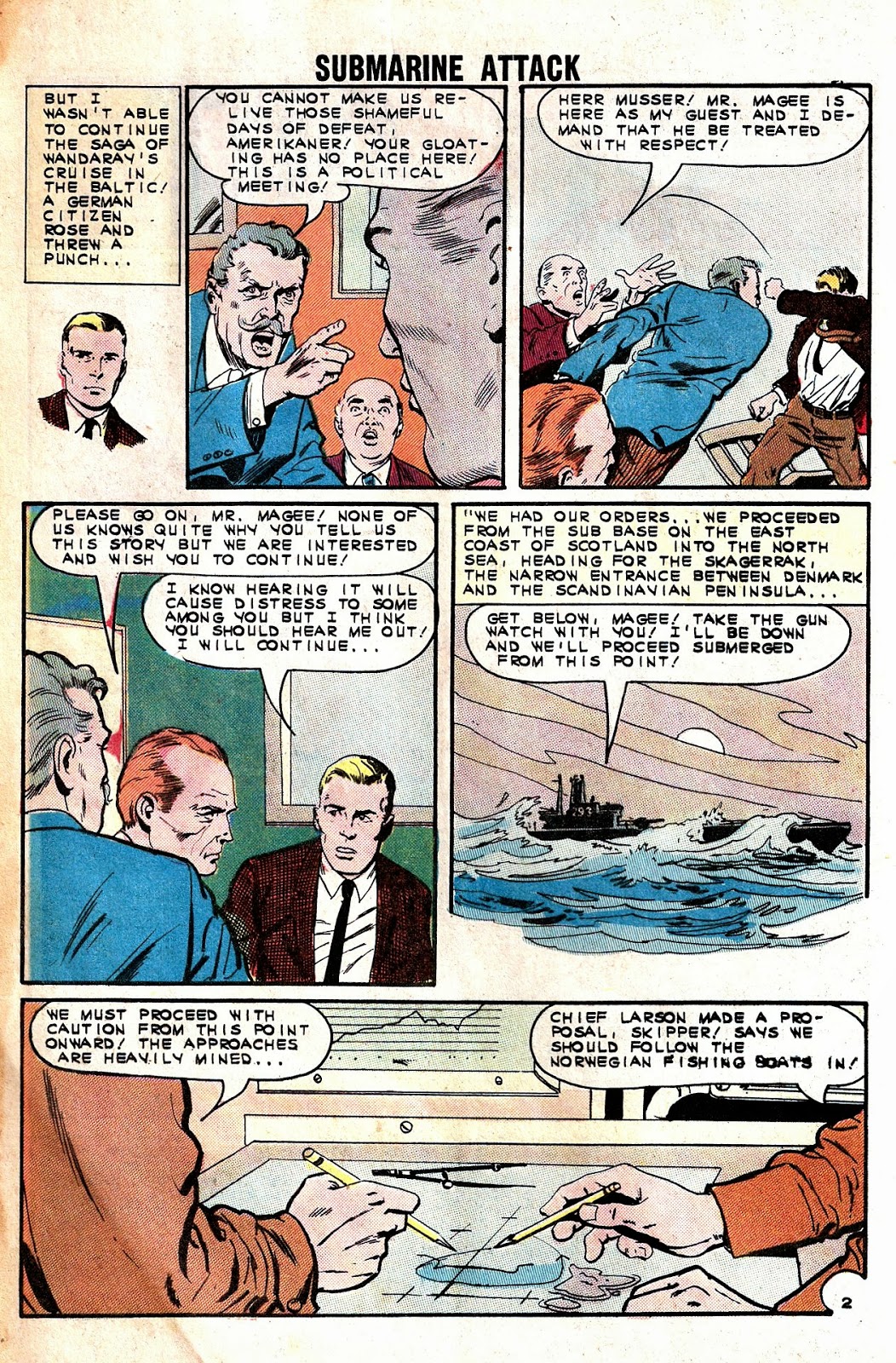 THE CHARLTON COMICS READING LIBRARY: SUBMARINE ATTACK #39 May 1963