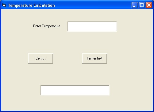 IGNOU: VB-77 : Temperature Conversion