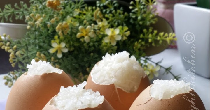 Warm Delights Kitchen: Steamed Rice in Egg Shells