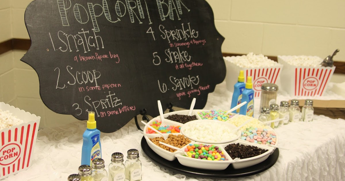 This N That A Little Crafting Popcorn Bar