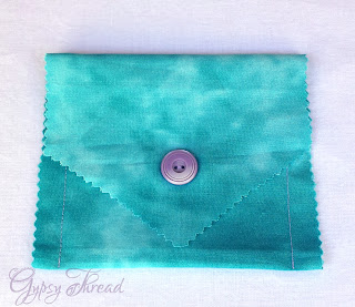 Gypsy Thread Creations: Gypsy Thread Tutorial: Sew Simple Fabric Envelopes