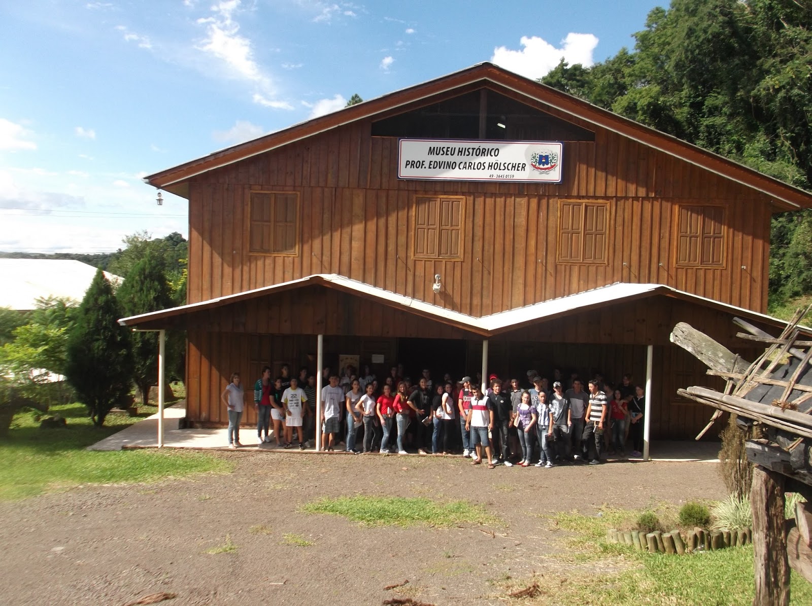 E.E.B. POPS: EMI VISITA MUSEU HISTÓRICO DE GUARACIABA