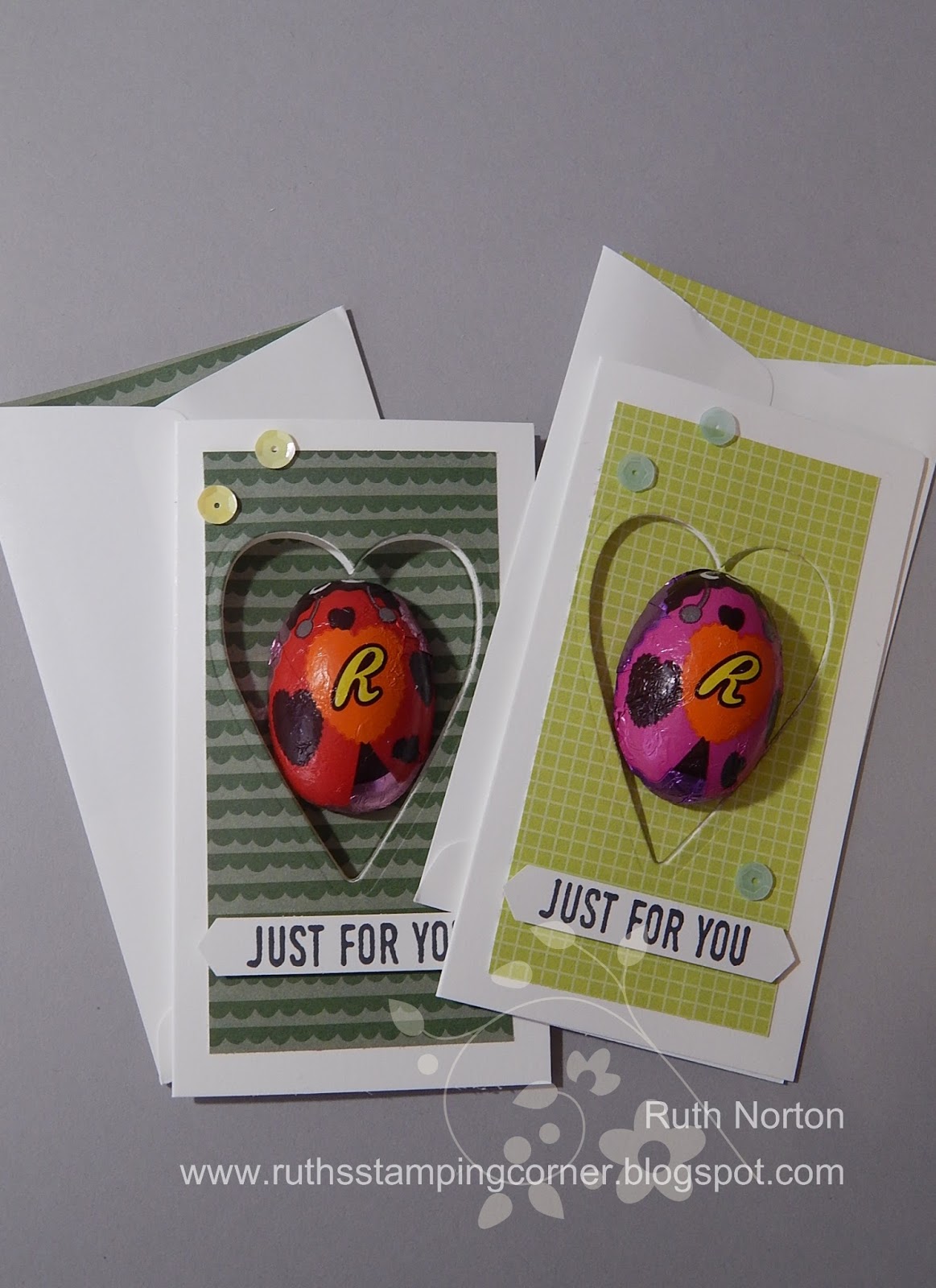 Ruth's Stamping Corner: Love Bug Note Cards