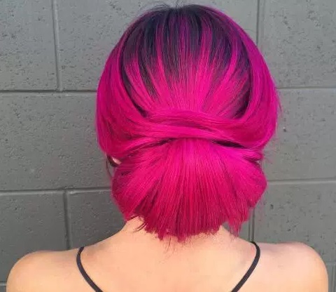 Model Rambut Pendek Wanita Medium / Bob Semir Merah - RINI KURSUS SALON ...