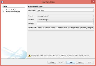 DASAR JAVA NETBEANS - KODE PERTAMA BAHASA PEMROGRAMAN JAVA ~ JONCODE