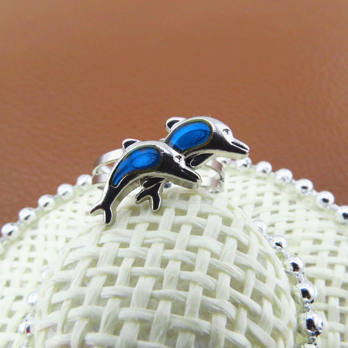 Klisaz Shop (Unique acessories and rare seeds): Dolphin shape mood ring ...