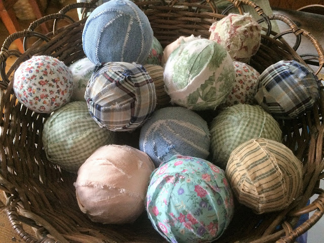 Decor Fabric Rag Balls