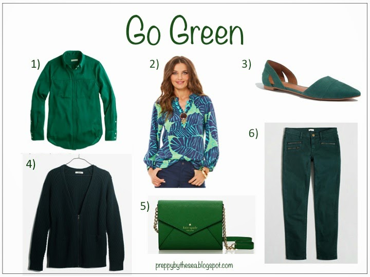 Preppy by the Sea: Go Green