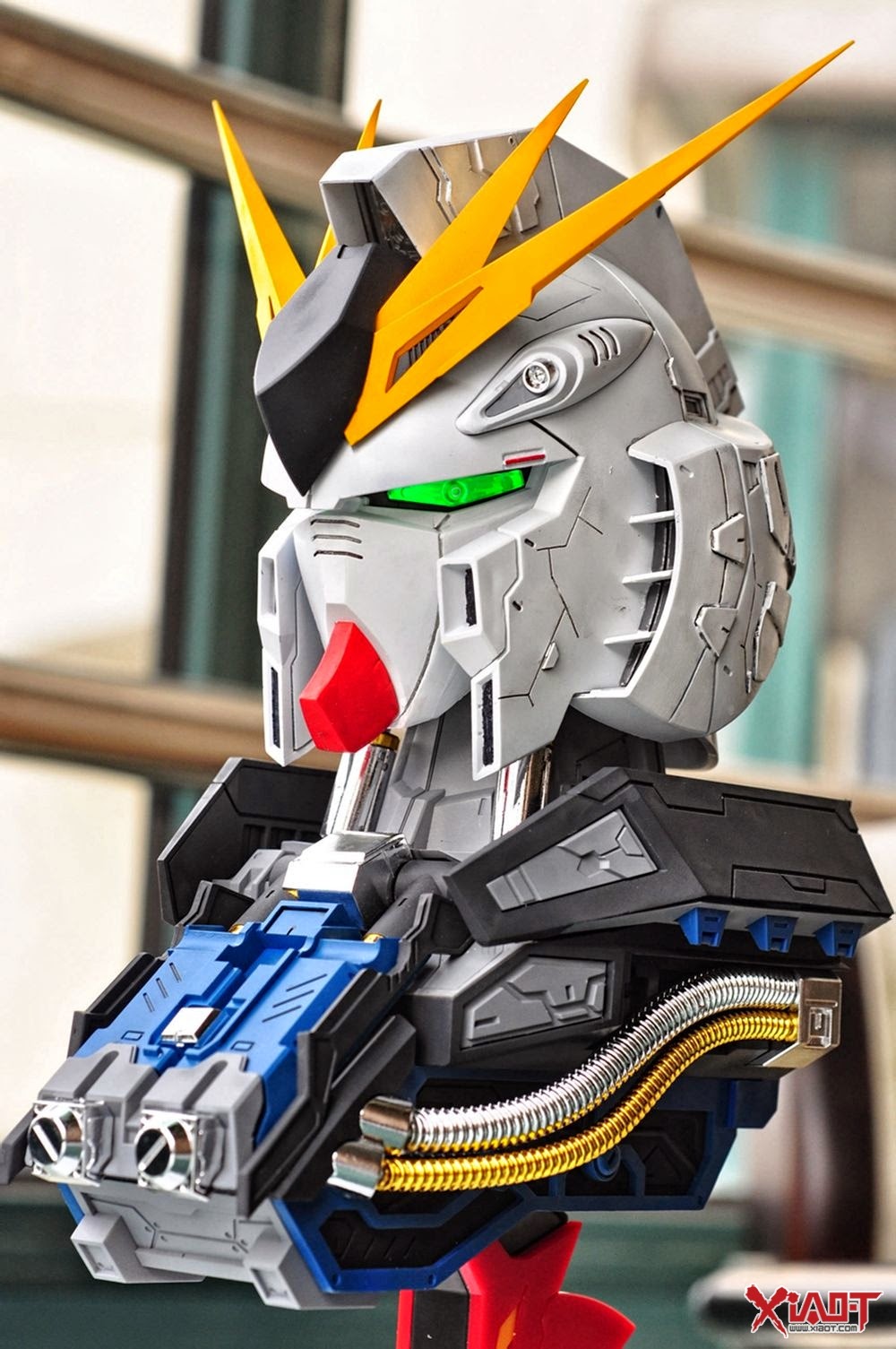 GUNDAM GUY: 1/35 RX-93 Nu Gundam Head - Painted Build