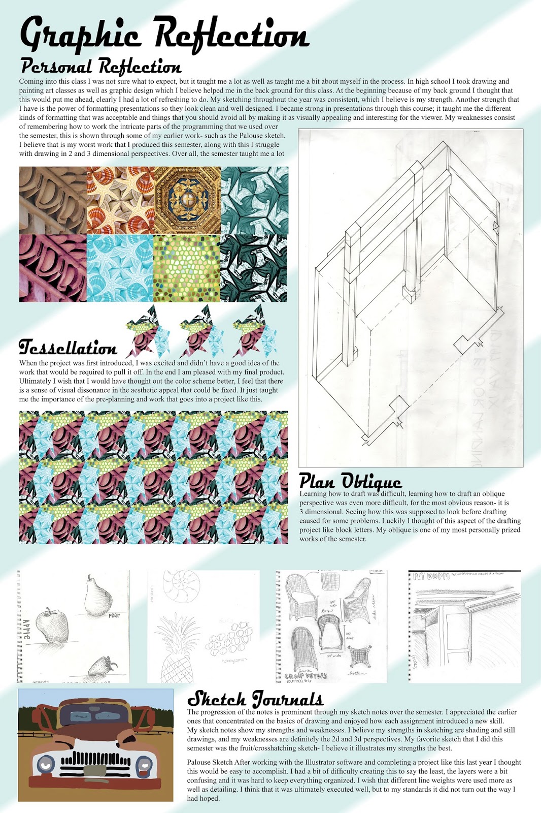 Allison Taylor Design : Graphic Reflection Poster