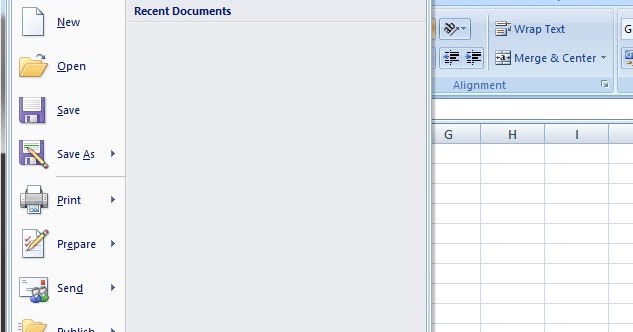 Hapus Recent Microsoft Excel dan Word 2007 dan 2010 ~ Riki Ramdani Saputra