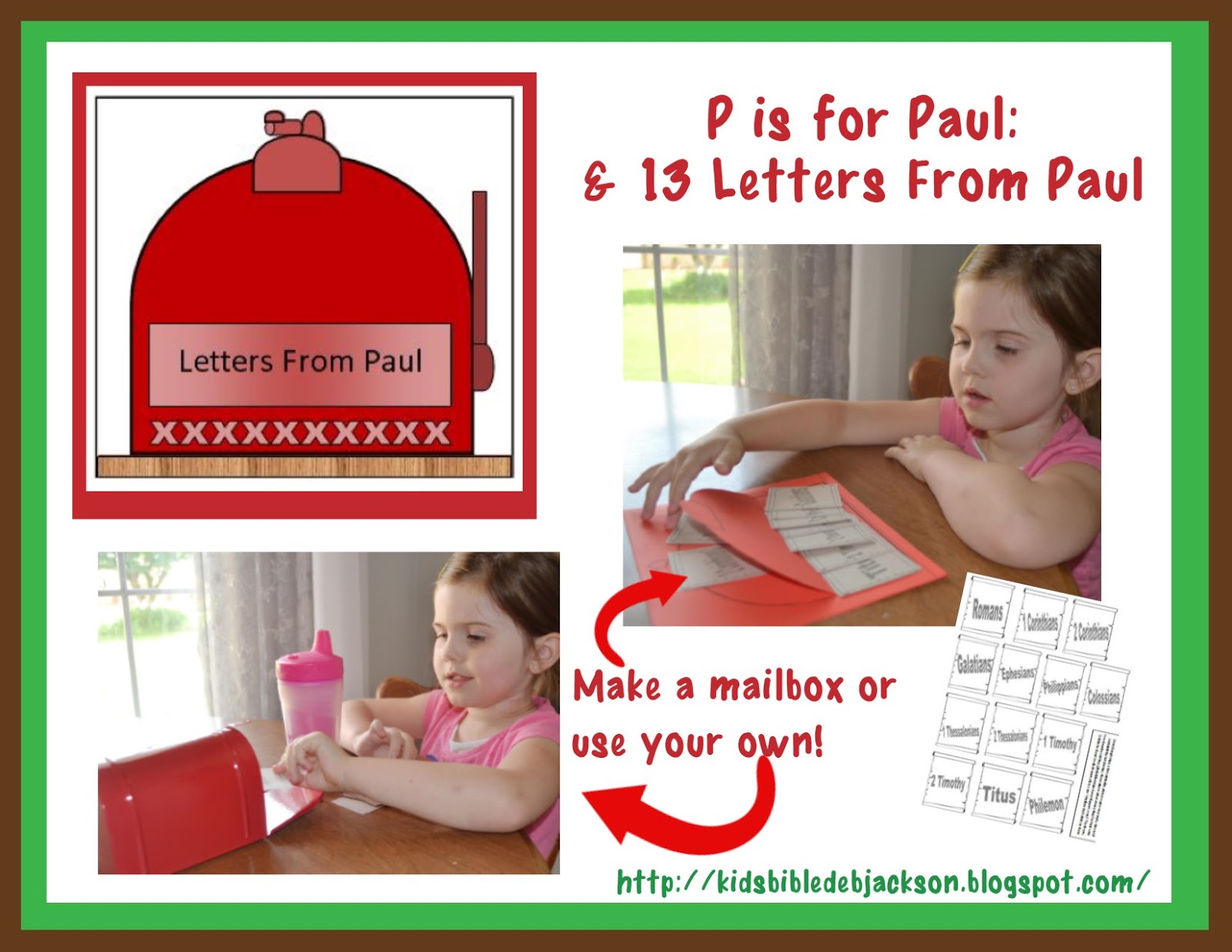 Bible Fun For Kids: Preschool Alphabet: P is for Paul