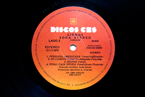 DJ CHARS ROCK ARGENTINO: SODA STEREO - SIGNOS (1986) ACTUALIZADO BY DJ ...