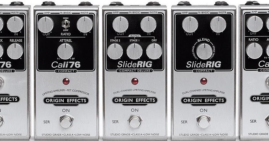Gear Otaku: Origin Effects、Cali76 とSlideRIG の小型版を発売。UREI 1176 サウンドを目指した ...