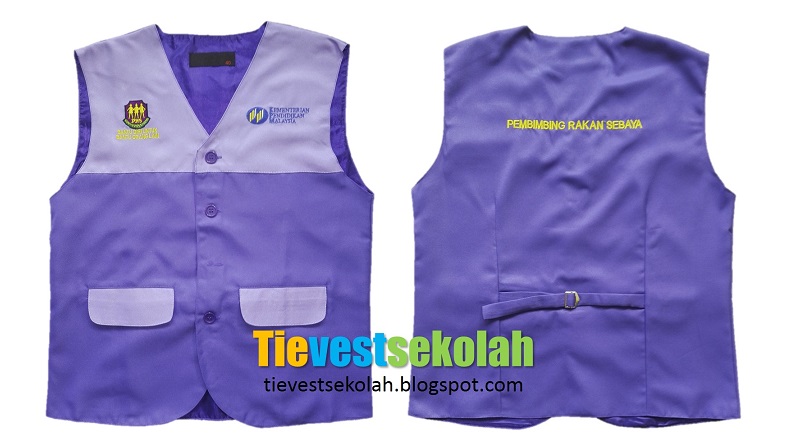 VEST PENGAWAS | TIE DAN VEST SEKOLAH