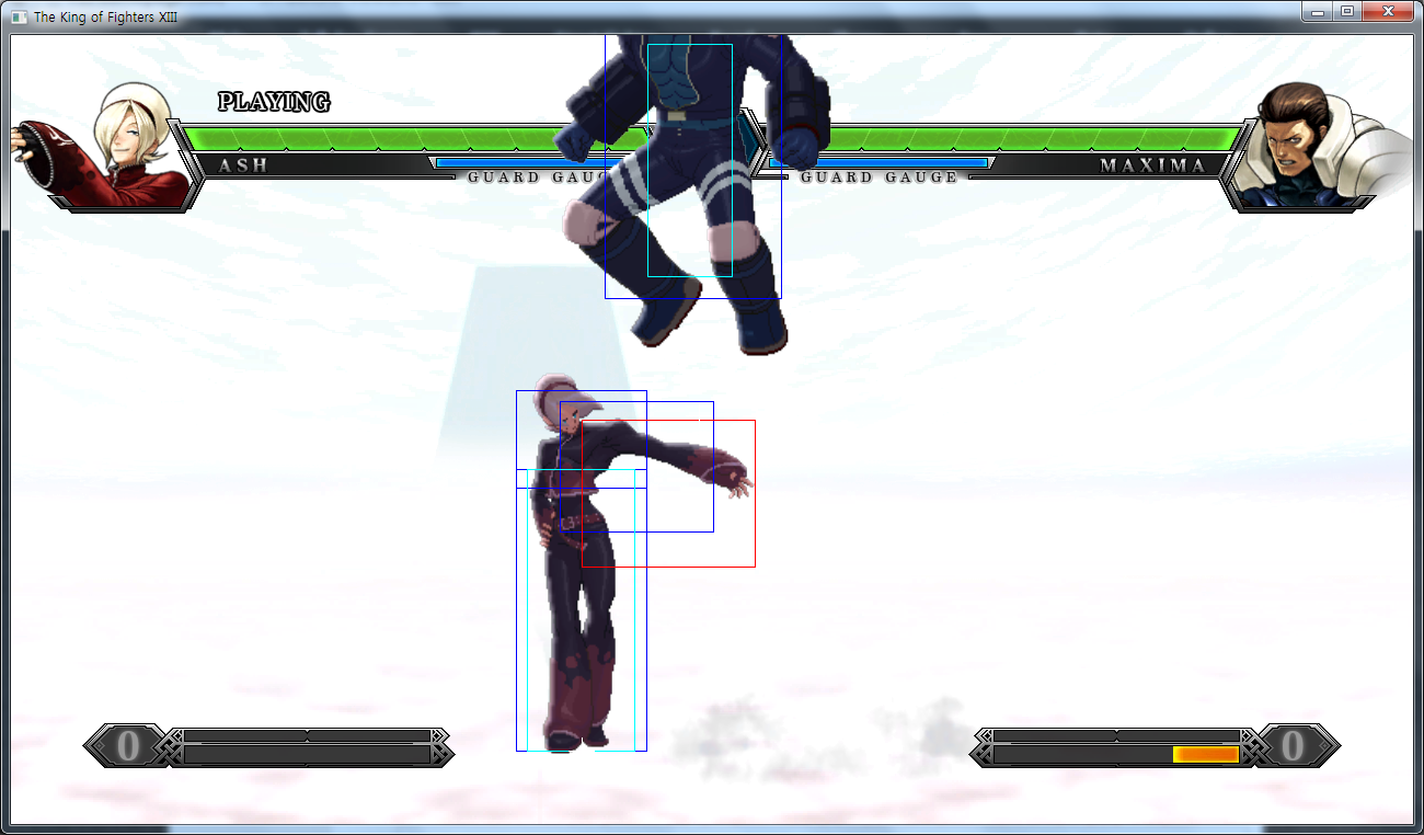 KOF XIII HITBOX: Ash
