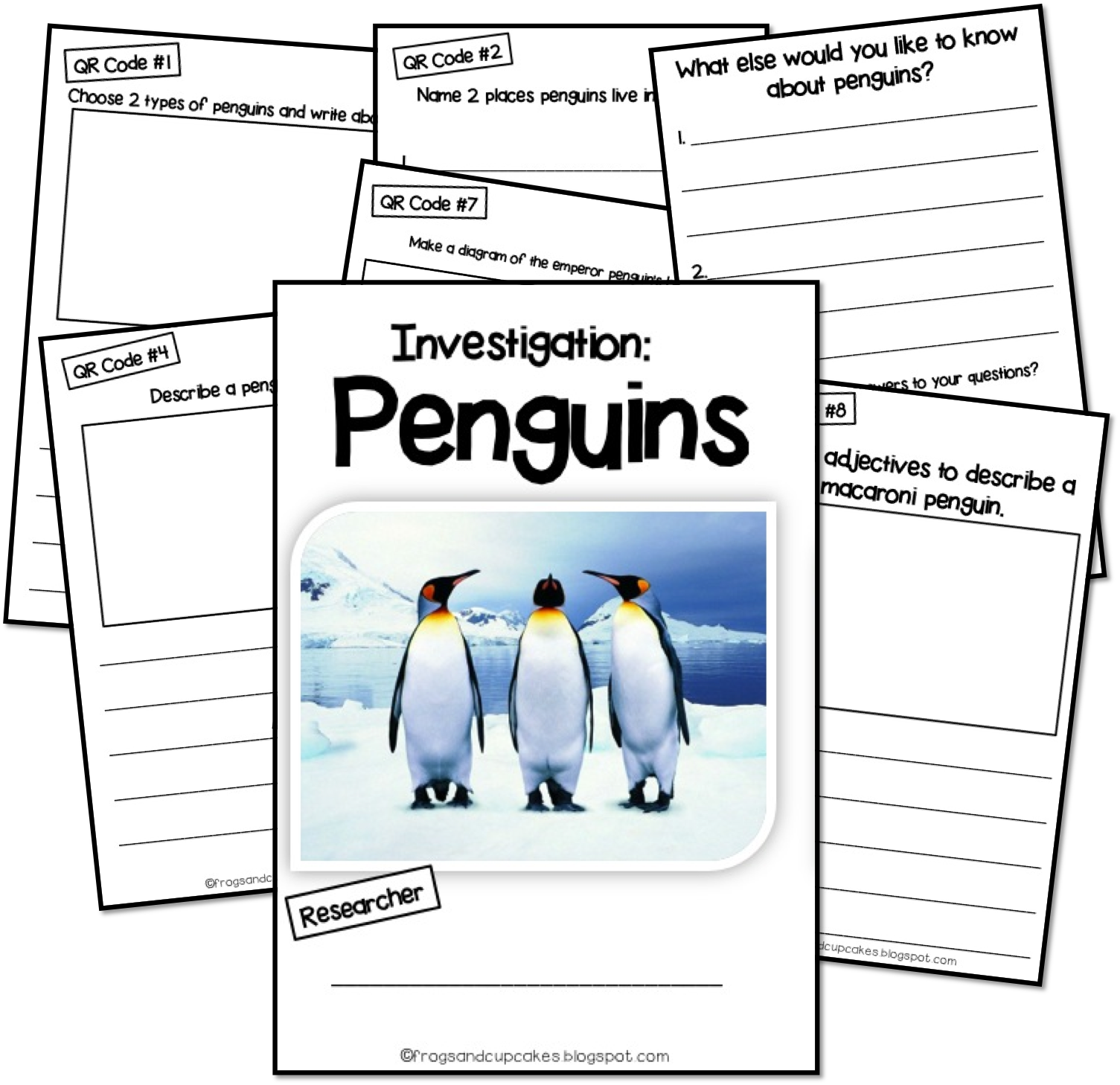 Tales of Frogs and Cupcakes: QR Code Investigation: Penguins