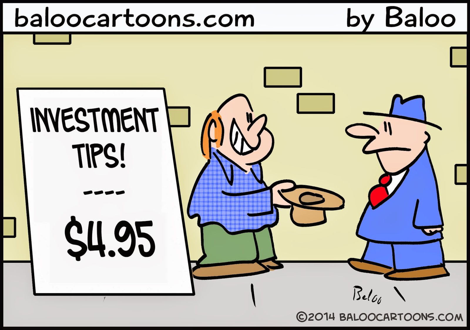 BALOO'S CARTOON BLOG: Investment cartoon