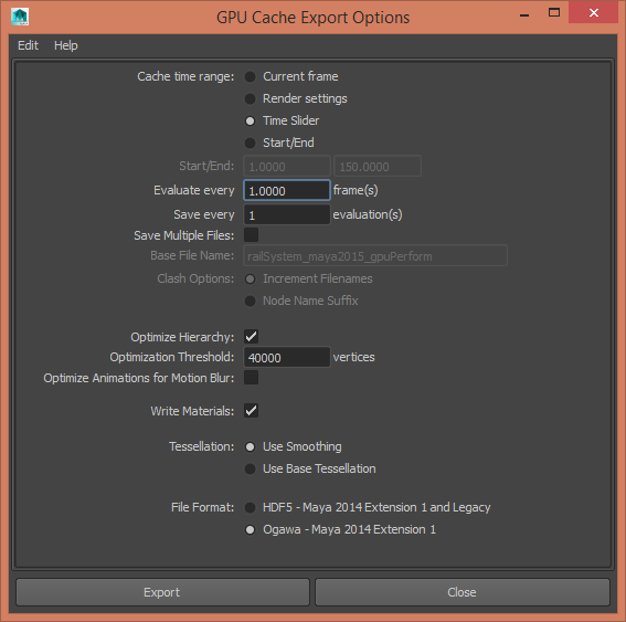 n:PhysX: Autodesk Maya 2015 и функции с GPU ускорением