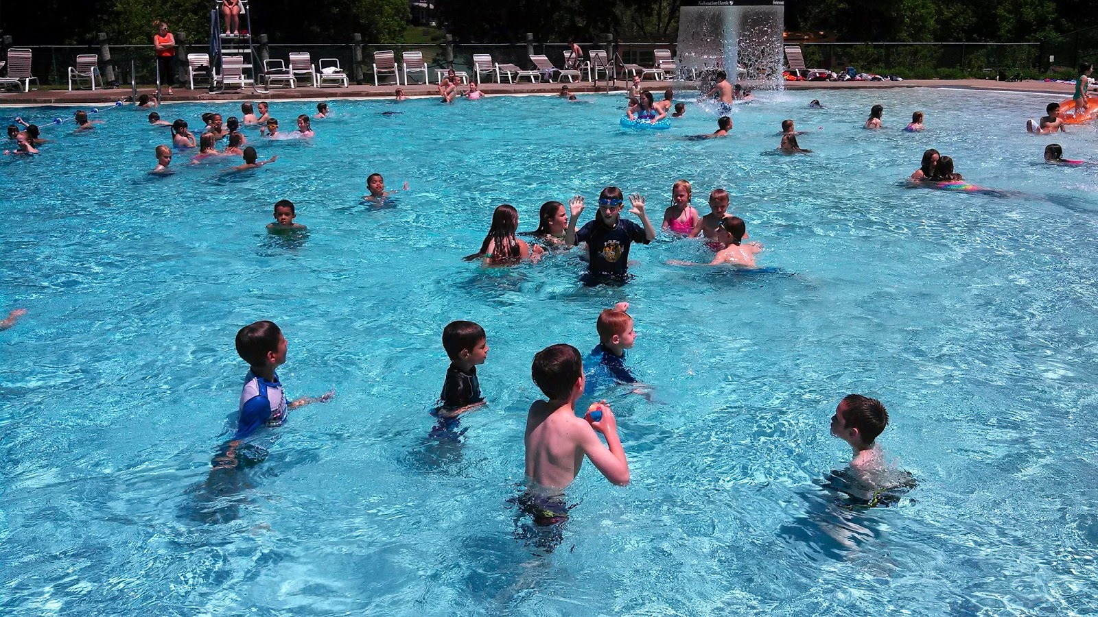 Mrs. Simon's 2nd Grade Class: All School Swimming Field Trip