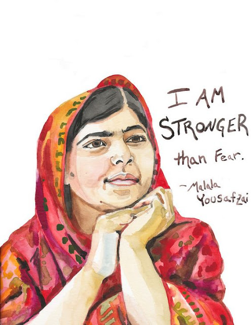 The World Best Quotes: "I am Stronger than Fear" - Malala Yousafzai