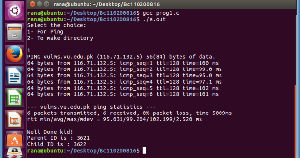 Example: Use of system calls, “fork()”, “wait()” and “exec()” for Linux in C - CS Corner 2017