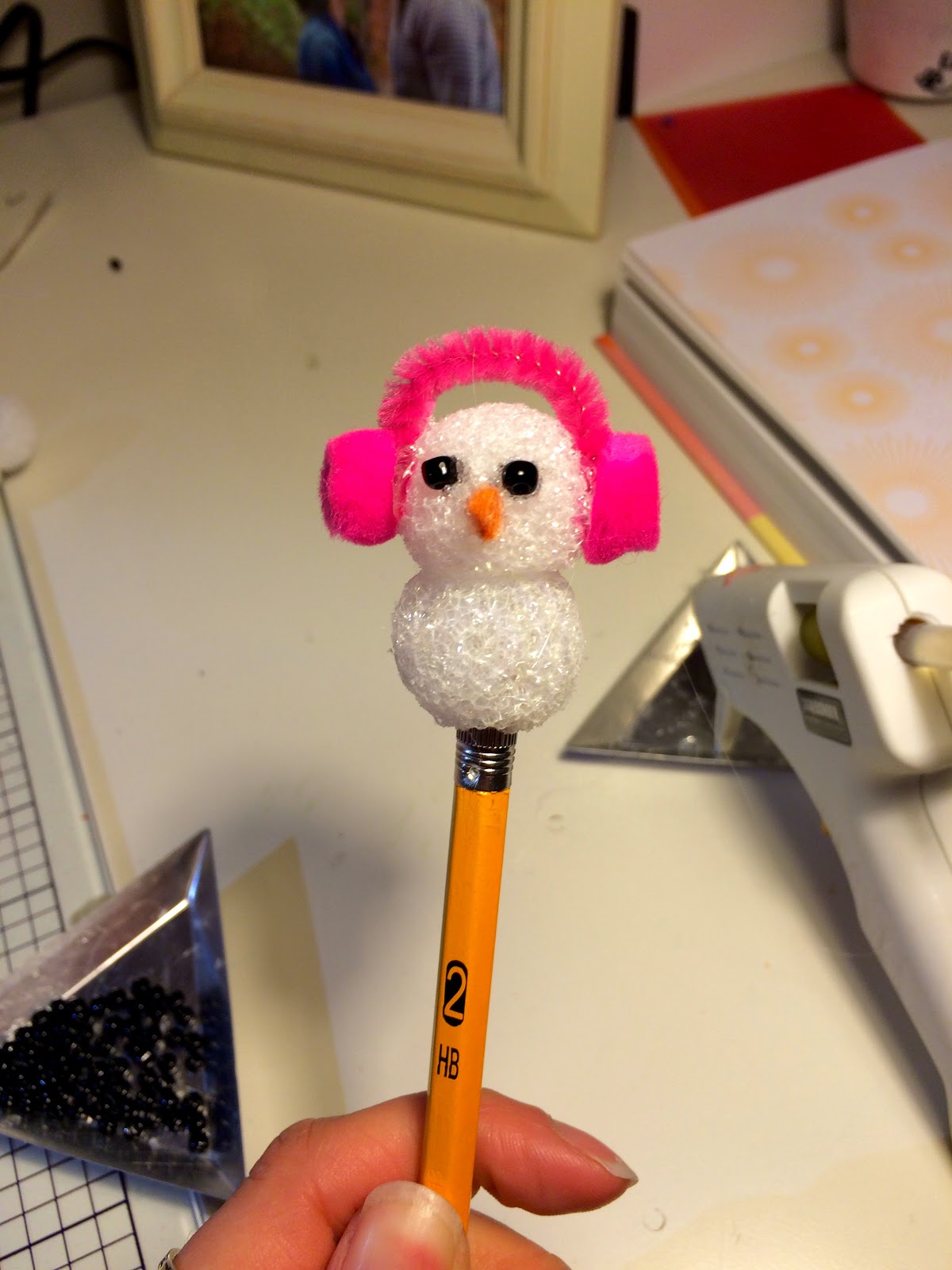Cut Now, Measure Later : Teacher Gifts: Snowman Pencils
