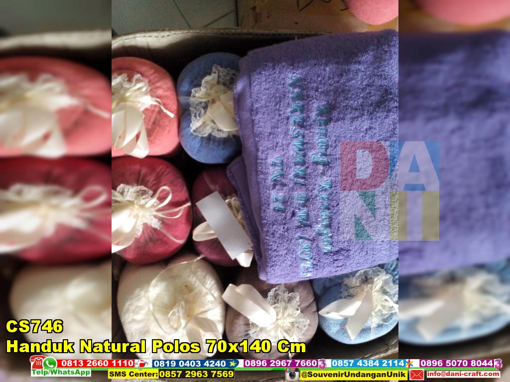 Handuk Natural Polos 70×140 Cm | Souvenir Pernikahan