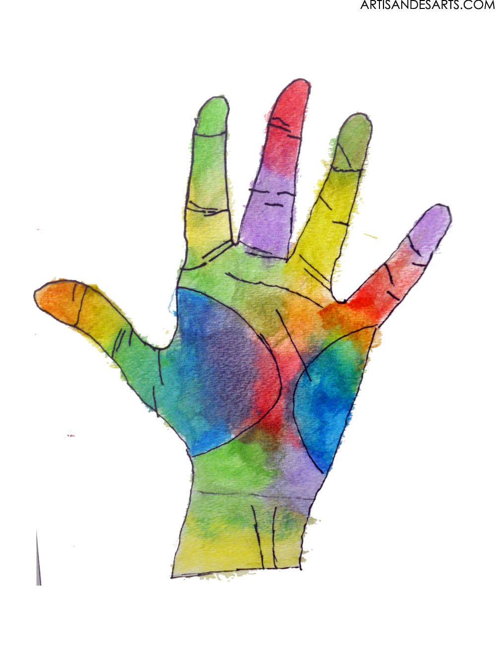 artisan des arts: Grade 5/6 Hand Study