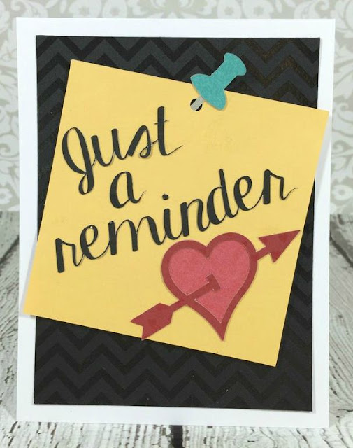 Courtney Lane Designs: Cricut Artistry Just A Reminder card