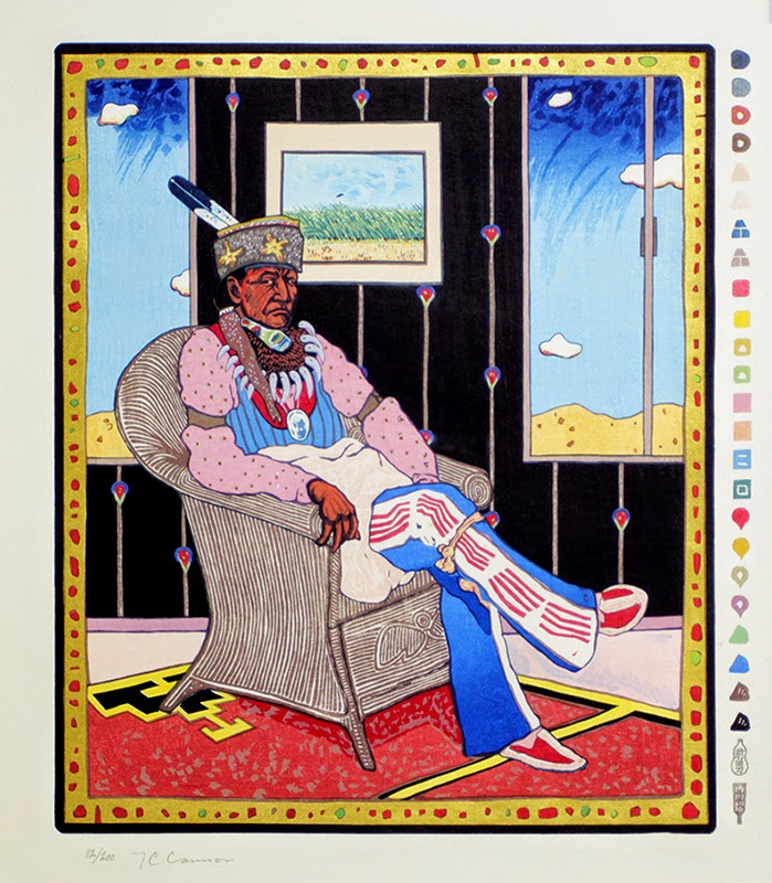 Collector #5 by T.C. Cannon - Four Winds Gallery