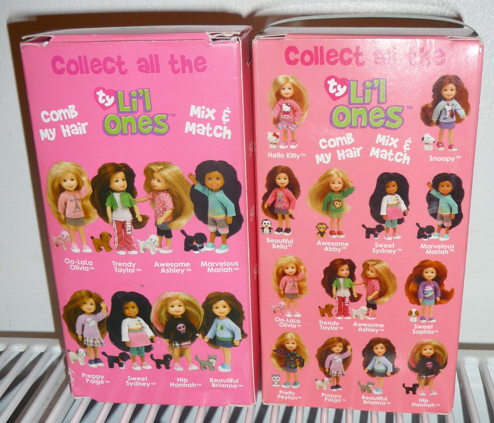 Monkfish's dolly ramble: TY Li'l ones