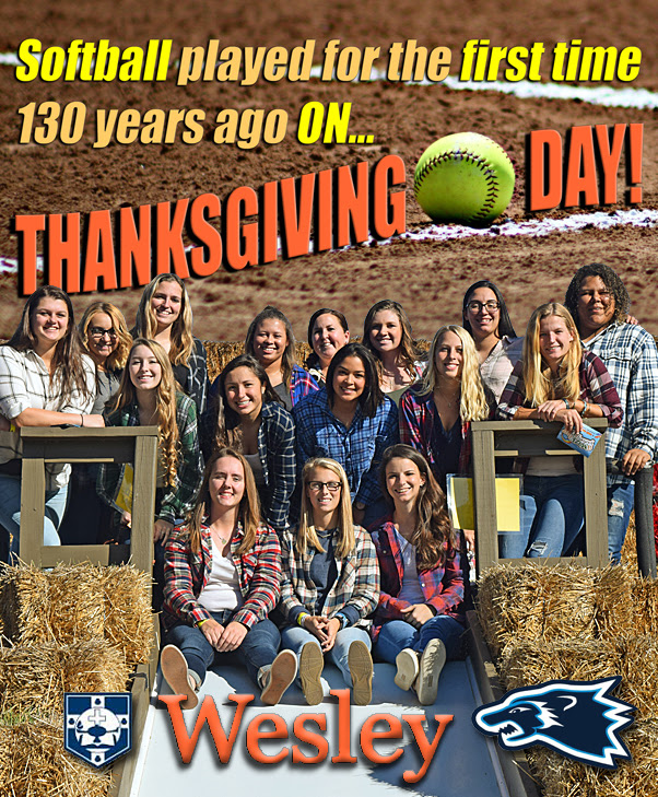 Wesley Wolverines Fastpitch Softball: HAPPY THANKSGIVING