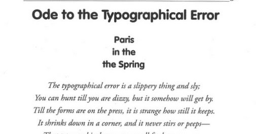 The Harris Sisters: Ode to the Typographical Error