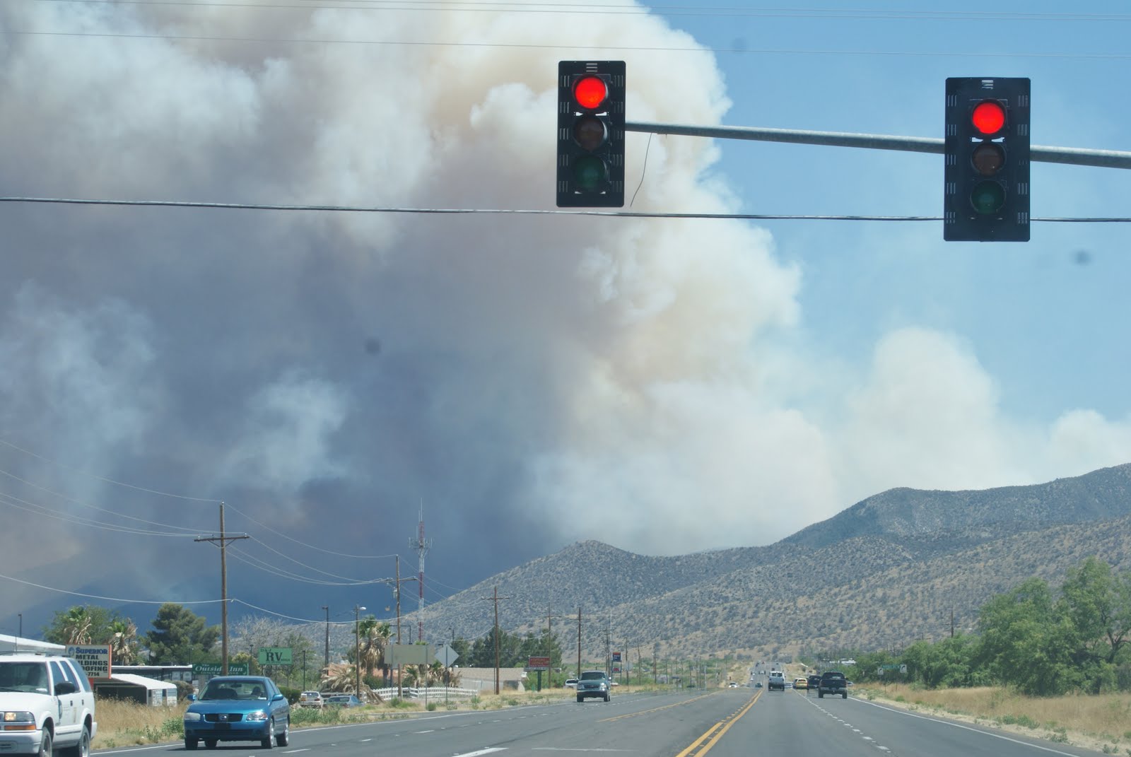 Mommy Fabulous: Fire near Ft. Huachuca.