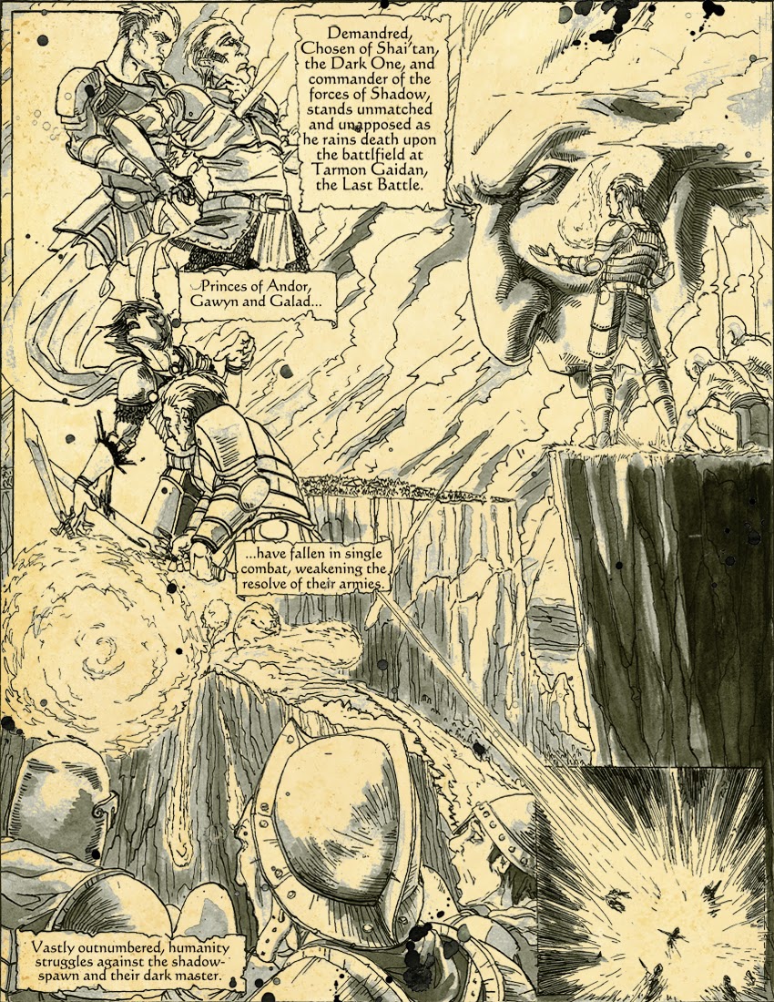 Illustrations by Ian: Wheel of Time: Lan vs Demandred *Spoilers*