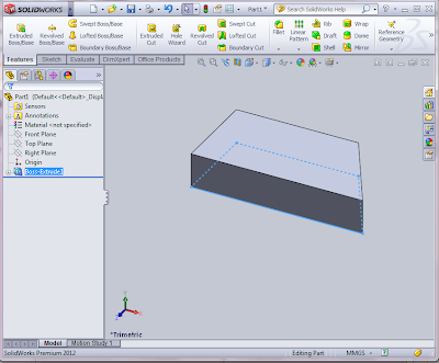 DESAIN GRAFIS MENGGUNAKAN SOLIDWORKS : Belajar Solidwork dasar