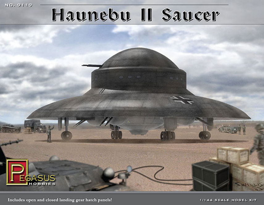 Kampfgruppe 1/144: 1/144 Haunebu II Saucer - Pegasus Models (updated)