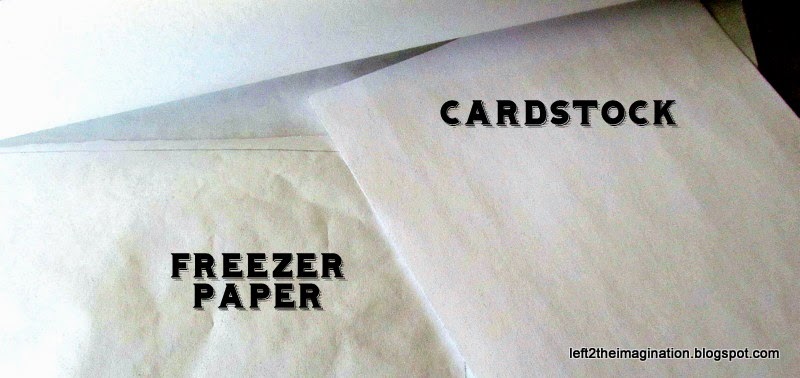 3 CRAFTY WAYS TO USE FREEZER PAPER- | left2theimagination