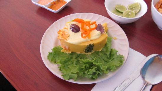 Causa de ceviche de almejas : RECETAS MAGICAS DE COCINA