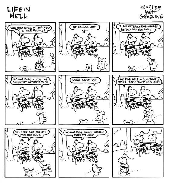 Bongo's Ultimate Life in Hell Archive : Life in Hell 1991 Archive