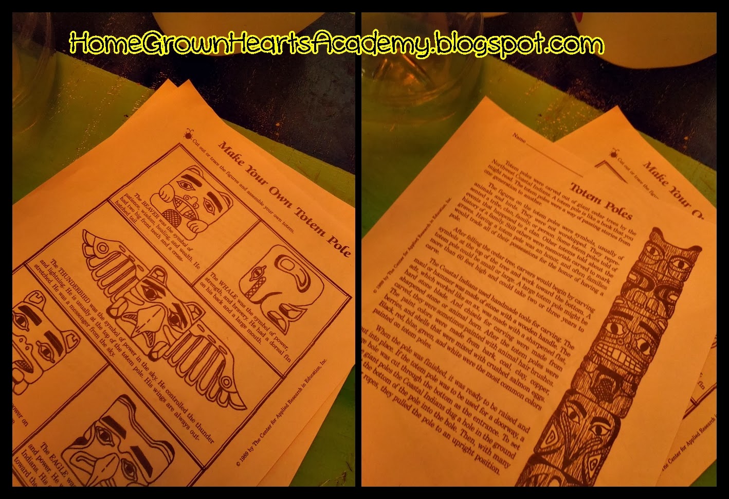 Home Grown Hearts Academy Homeschool Blog: Native Americans - Northwest ...