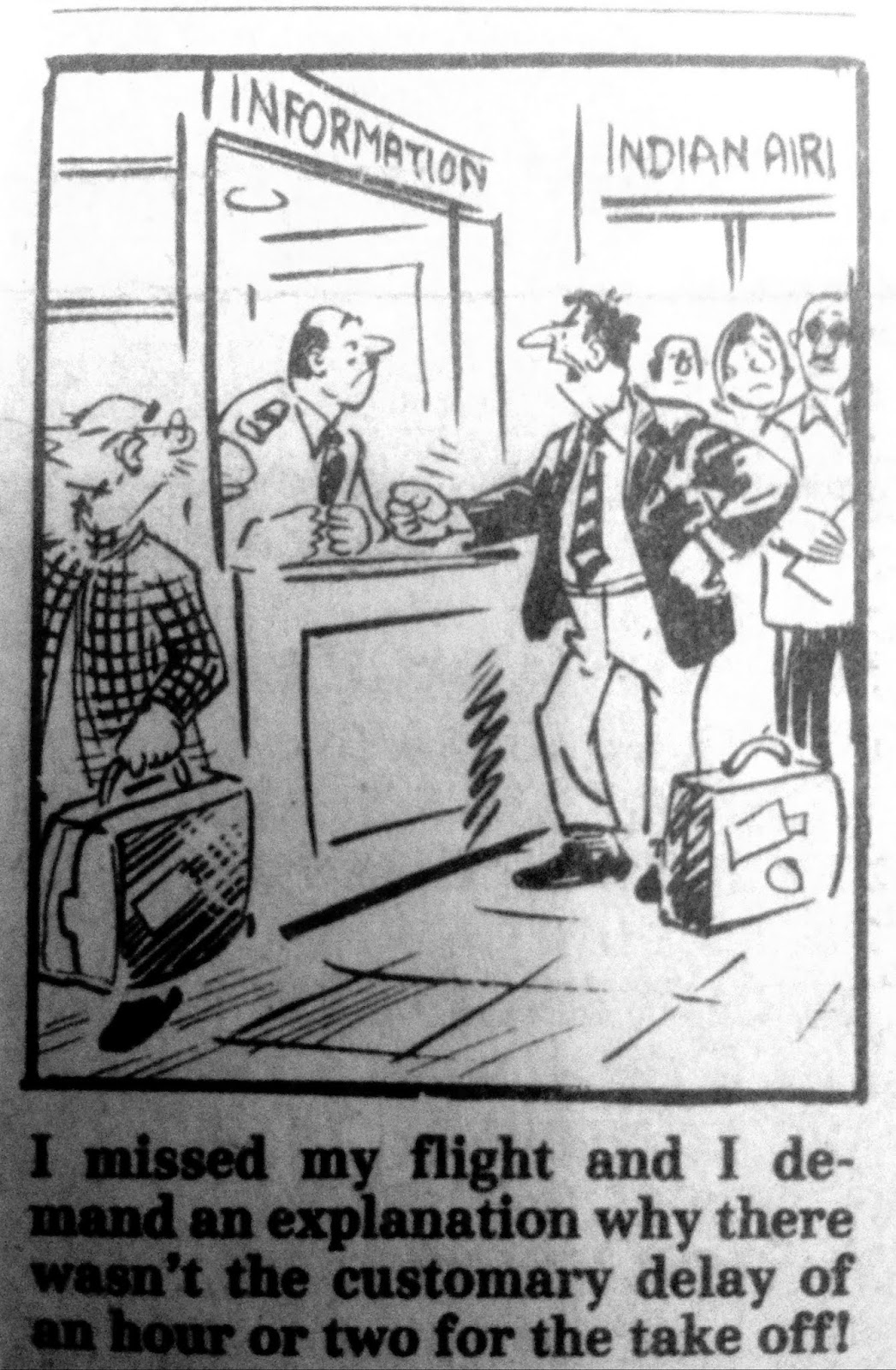 R.K. Laxman's Cartoons: Air India - II