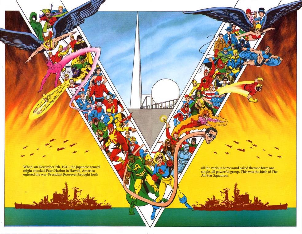 Dave's Comic Heroes Blog: Historic Formation of the All-Star Squadron